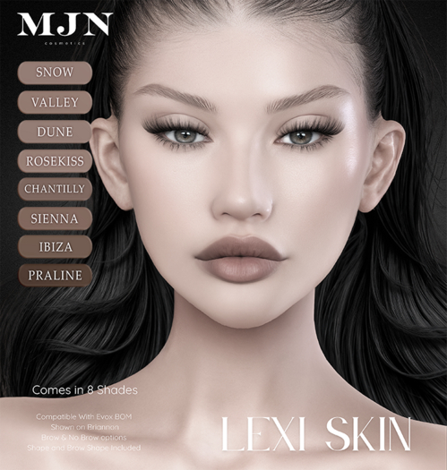 Second Life Marketplace - [MJN] Lexi Skin {DEMO}
